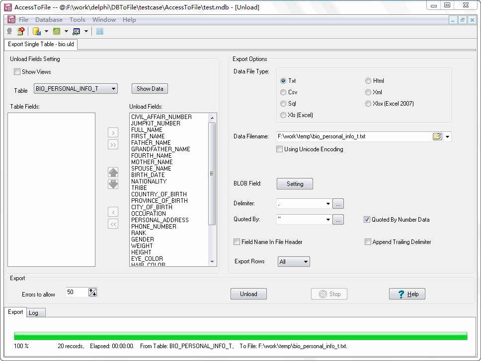 AccessToFile 3 0 Free Download