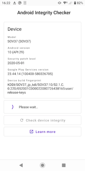 play integrity checks