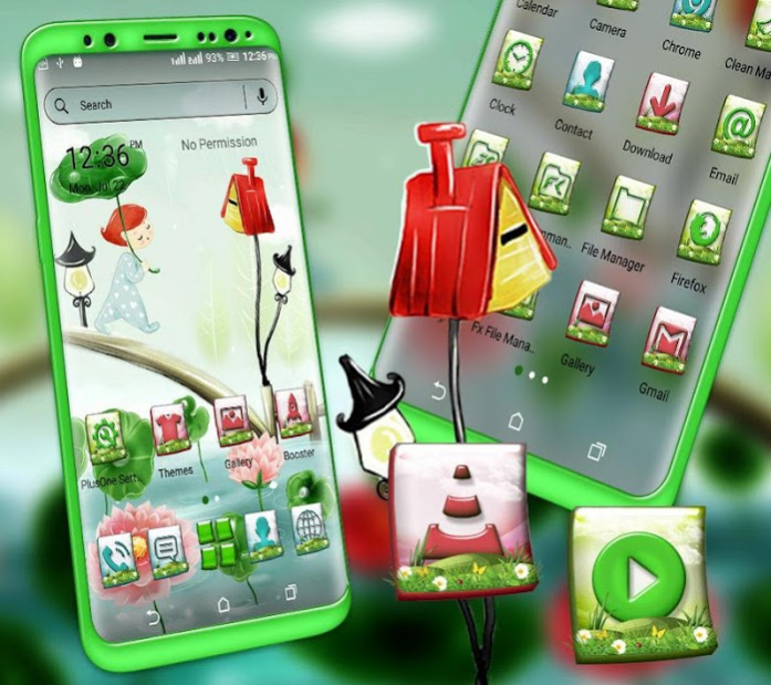 mobile theme animation