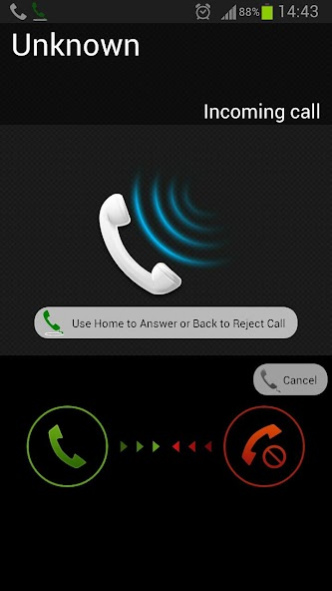 answer button on phone not working