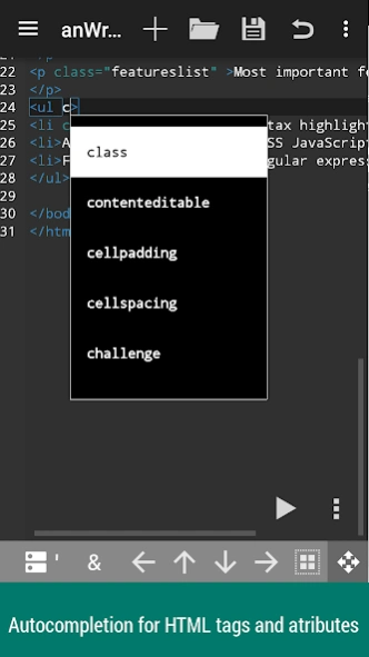 anwriter html editor