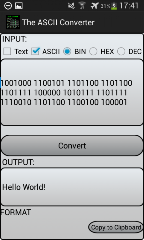 ASCII Code Converter 1 1 Free Download