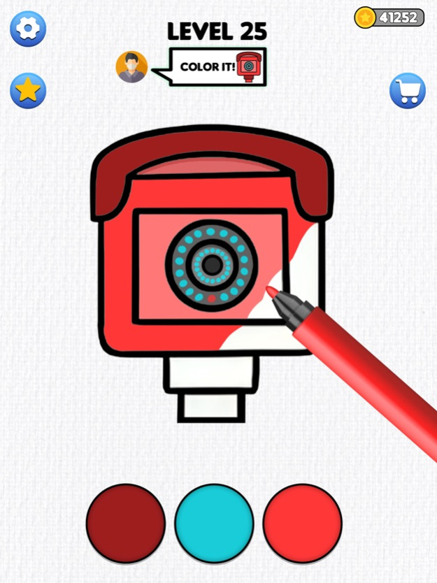 coloring pages cameraman