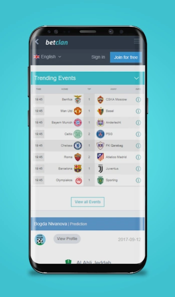 Betclan prediction store