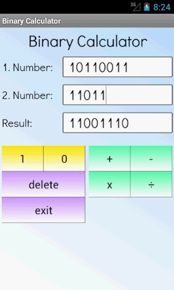 binary calculator