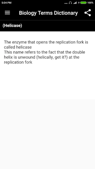 simple biology terms