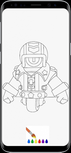 coloring pages for kids brawl stars