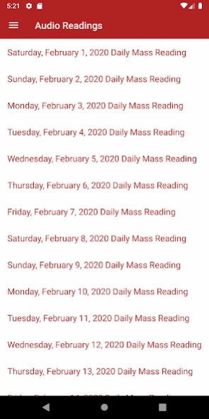 friday catholic reading