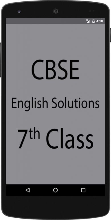 CBSE English Solutions Class 7 1 0 Free Download