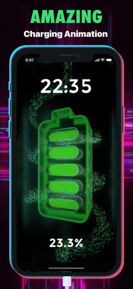 animation when charging iphone