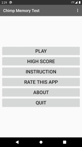 chimp test chimp score