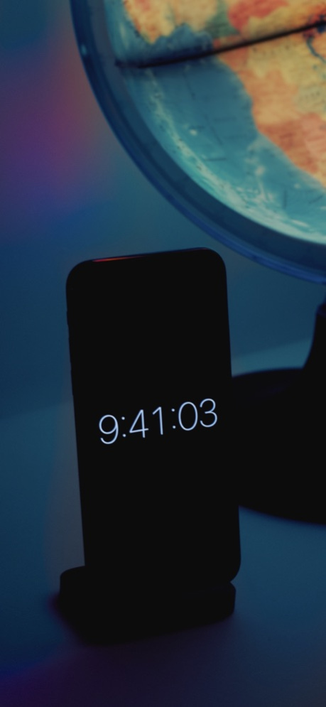 bedside clock time widgets