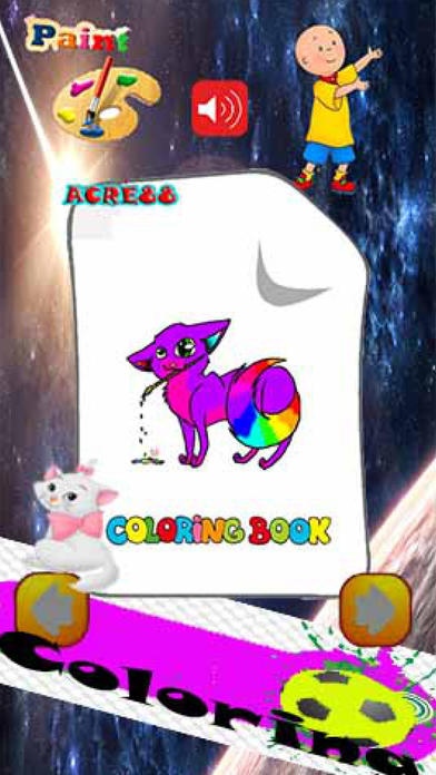 caillou coloring book