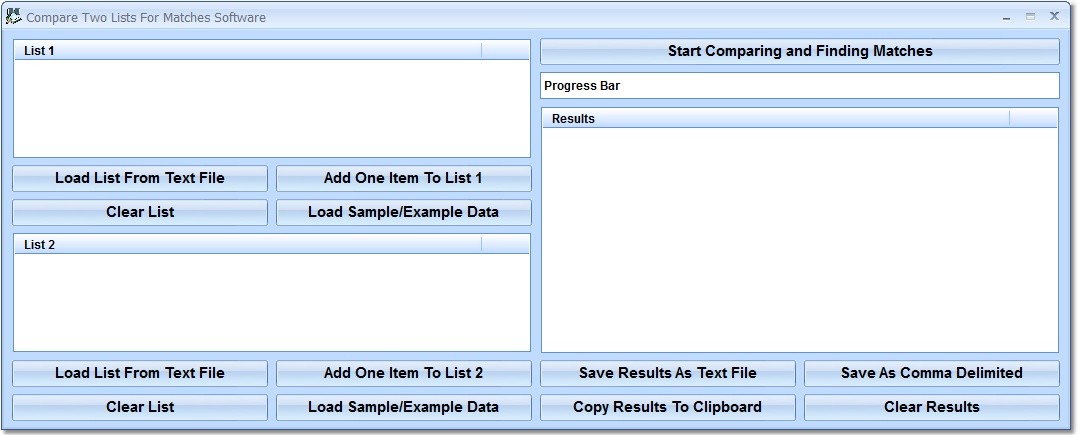 Compare Two Lists For Matches Software Free Download