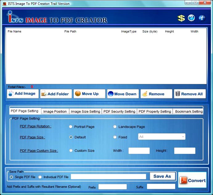 Convert Images To PDF 2 8 0 4 Free Download