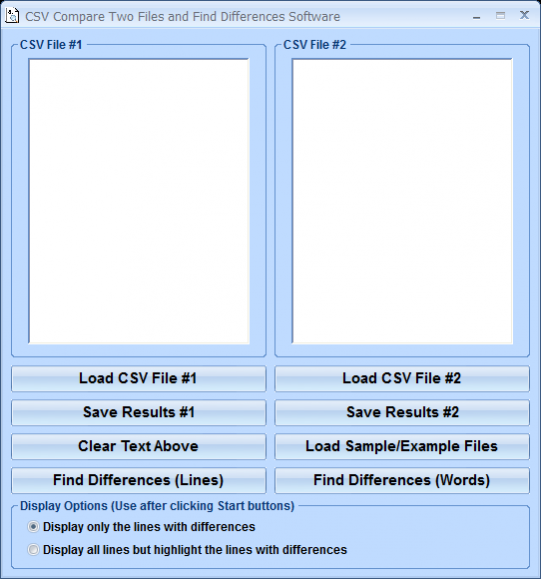 CSV Compare Two Files And Find Free Download