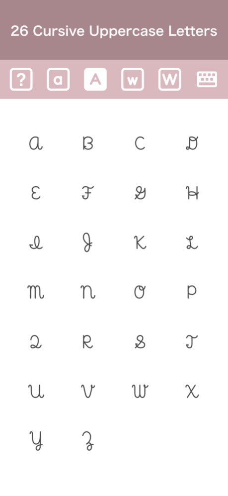 abcursive  cursive font