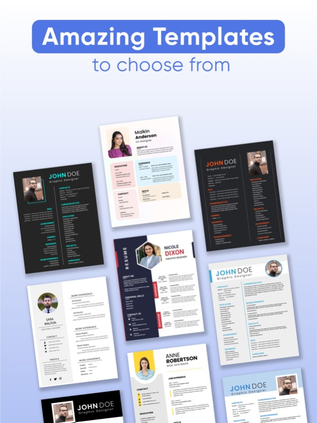creative resume builder