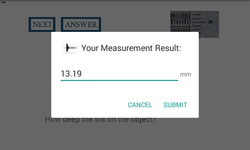 micrometer reading simulator