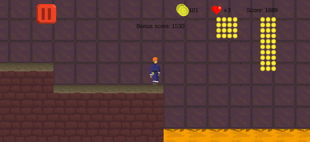 infinite 2d line runner