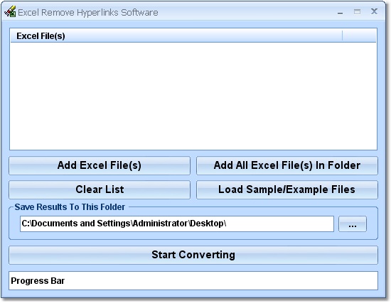 Excel Remove Hyperlinks Software 7 0 Free Download