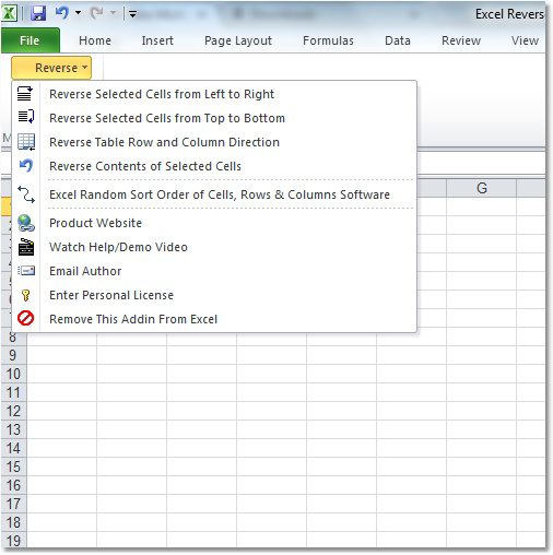 Excel Reverse Order Of Rows Columns Free Download