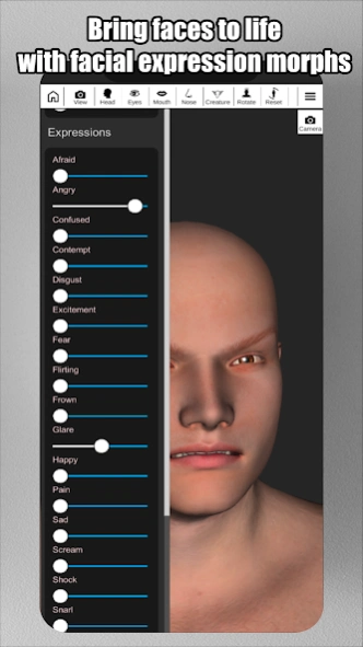 face pose reference 3d