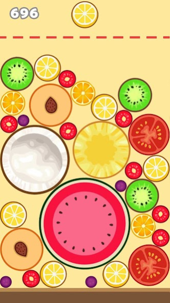 fruit merge no ads