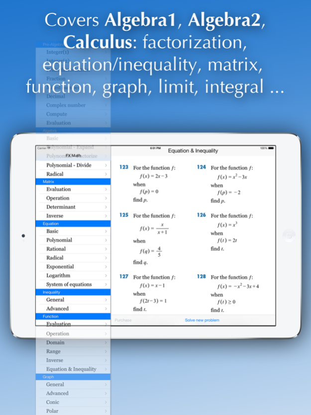 functions maths solver