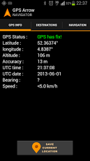 gps navigation arrow