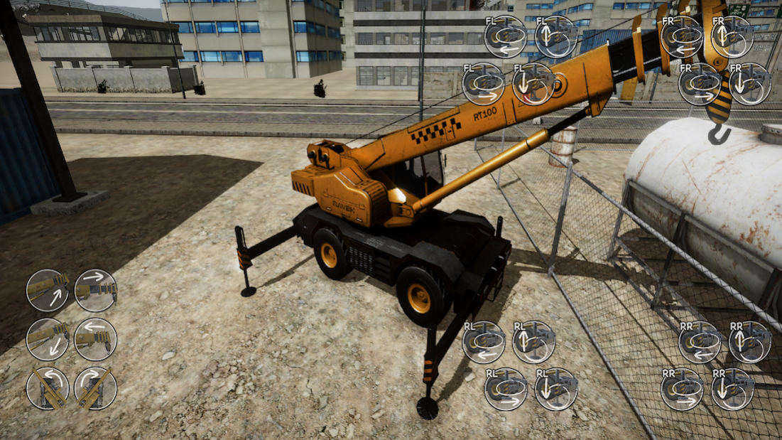construction simulator mobile crane