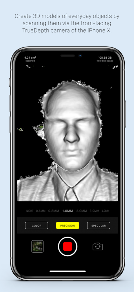 3d scanning objects with iphone
