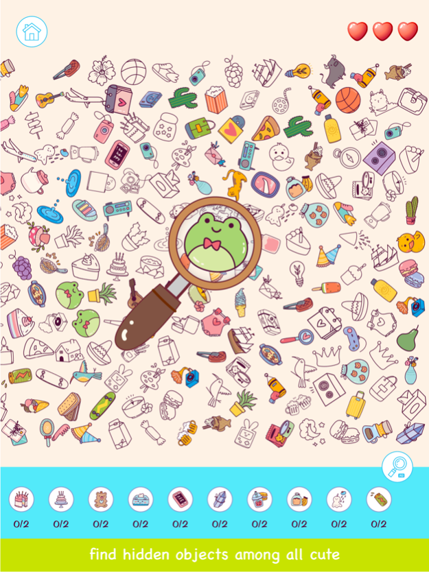 find the hidden objects