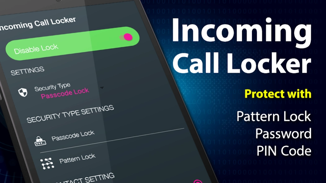 incoming call lock