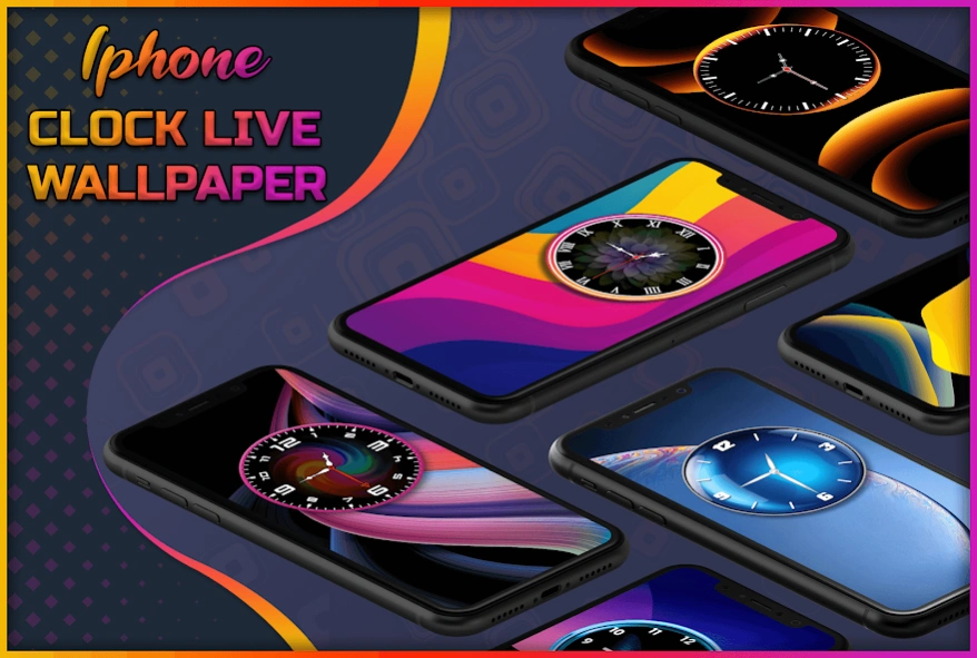 clocks wallpaper iphone