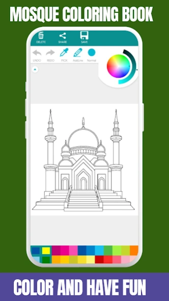masjid coloring book