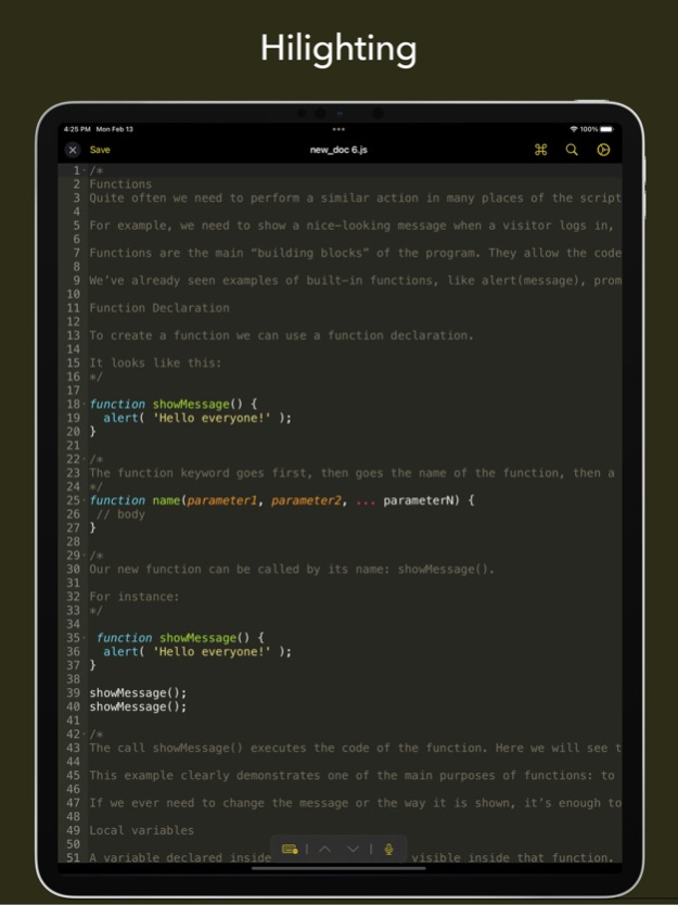 javascript code editor