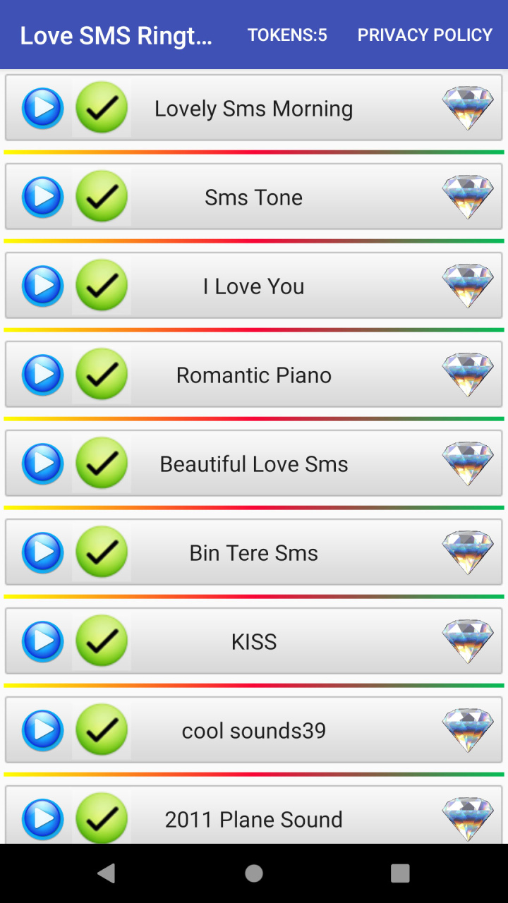 love sms ringtone