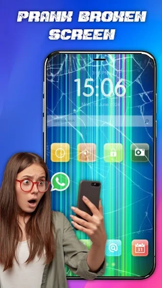 broken screen prank iphone