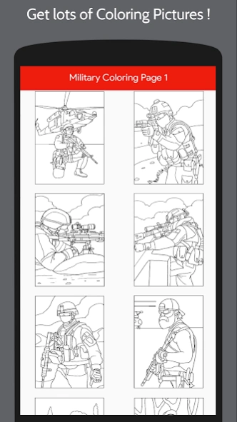 go find military coloring pages