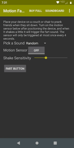random fart button
