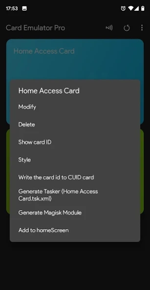 nfc card emulator