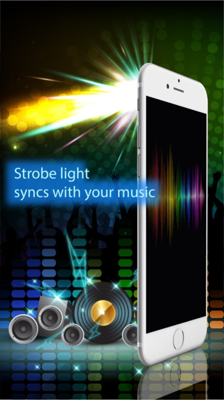 strobe light effect on phone