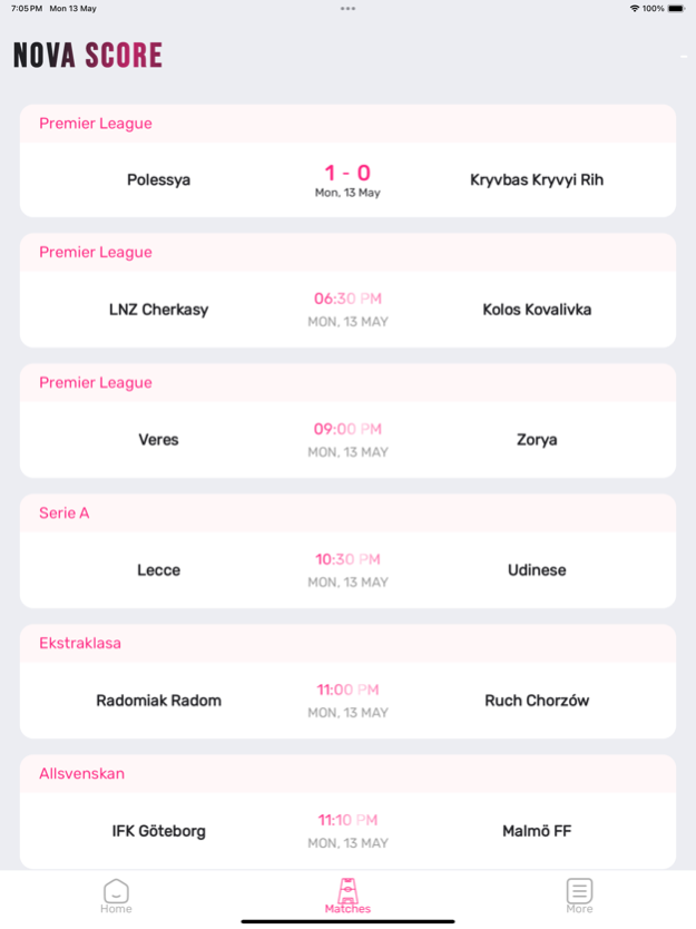 Nova Score - Football Update Free Download