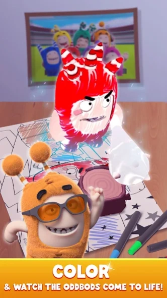 oddbods slick coloring pages