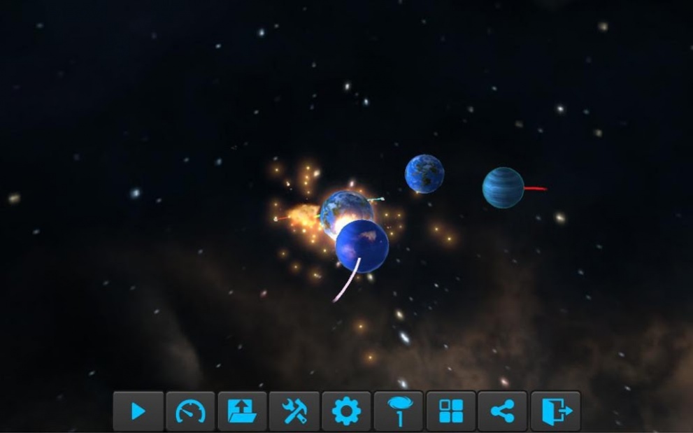 solar system gravity simulator