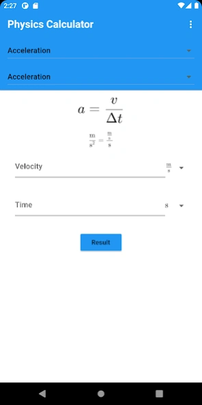 time physics calculator