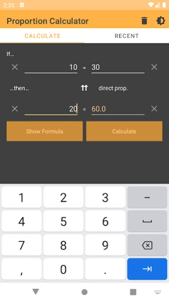 proportion calculator