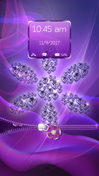 purple diamond theme