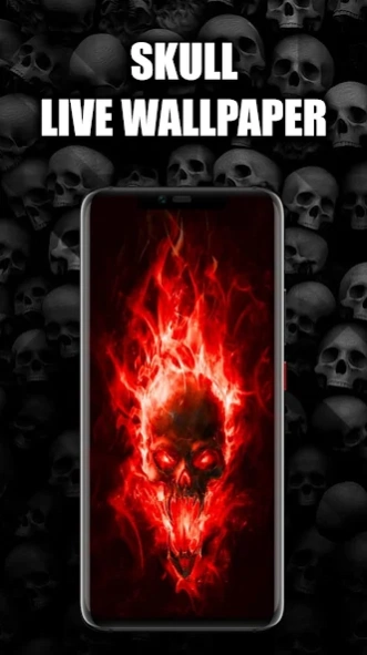evil skull wallpaper